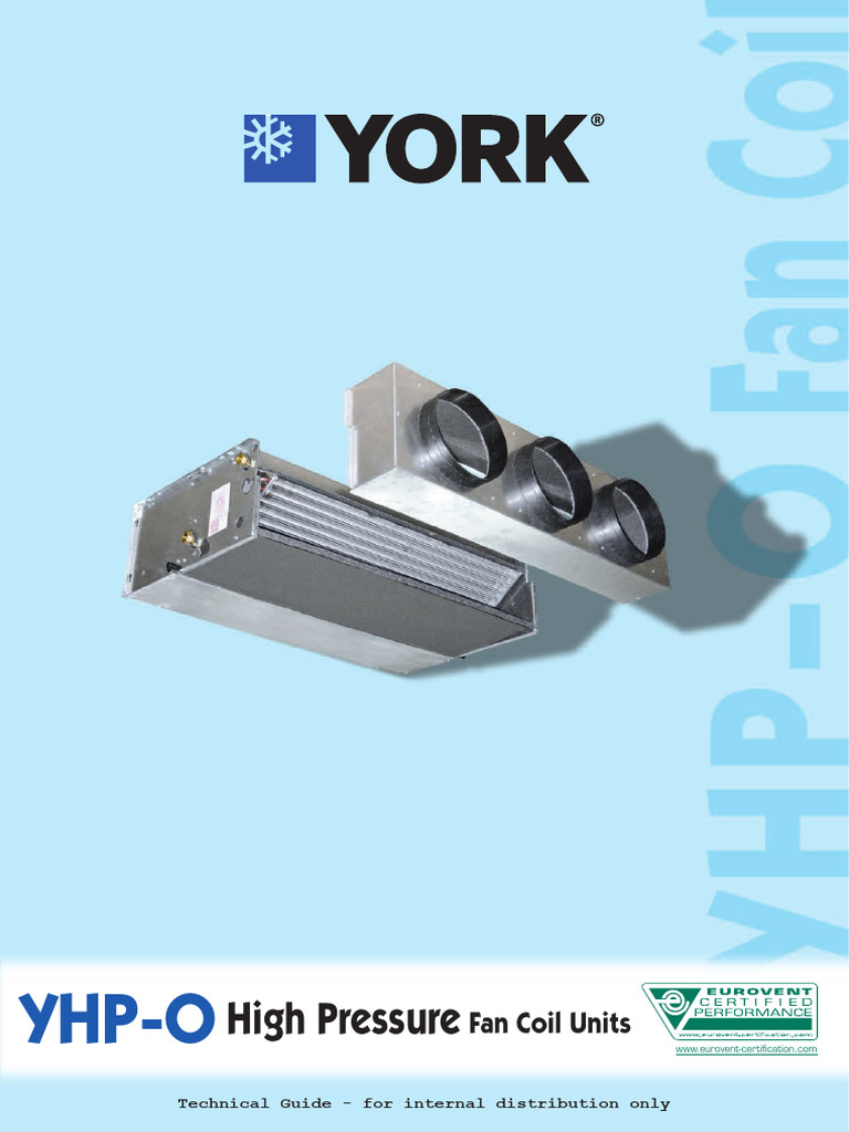 York Fan Coil Katalog | PDF | Air Conditioning | Pipe (Fluid Conveyance)