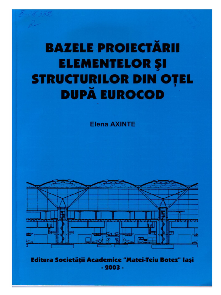 Proiectarea Elementelor Metalice Dupa Eurocod | PDF