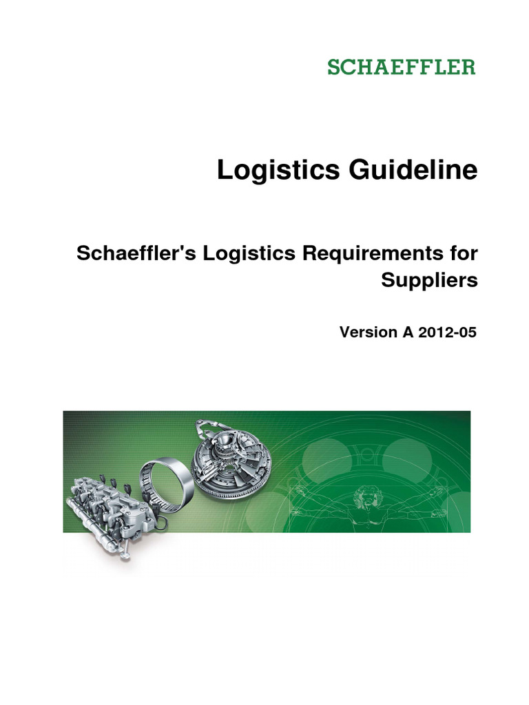 Logistics Guideline Version A de en | PDF | Electronic Data Interchange | Packaging And Labeling