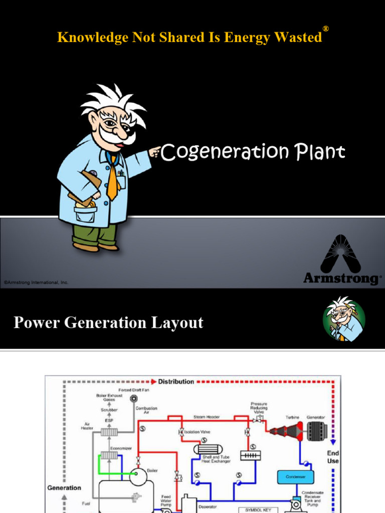 Cogeneration Plant Pdf Cogeneration Steam