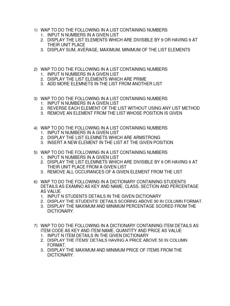 CS11 Annual Prac Questions 2024 | PDF | Salary | Computer Programming