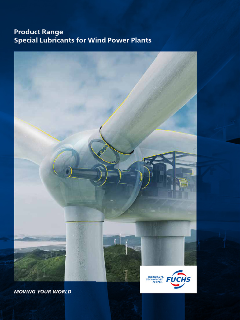Special Lubricants for Wind Power Plants | PDF | Lubricant | Bearing ...