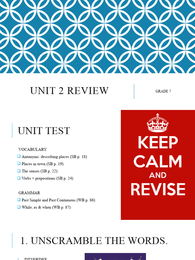 Unit 2 Review Vocabulary | PDF