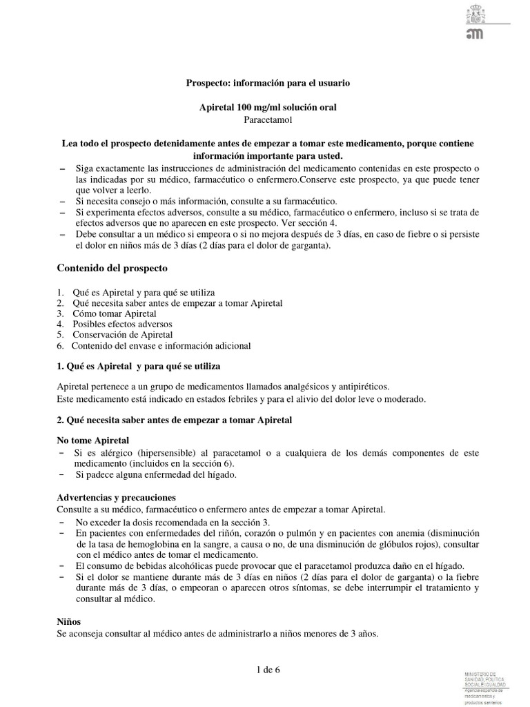 Prospecto 49302.html | PDF | Medicamentos con receta | Efecto adverso