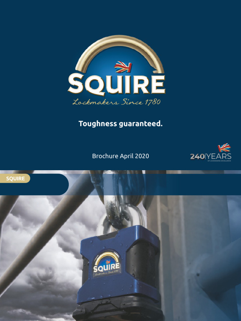 Squire Padlocks - Brochure 2020 | PDF | Physical Security
