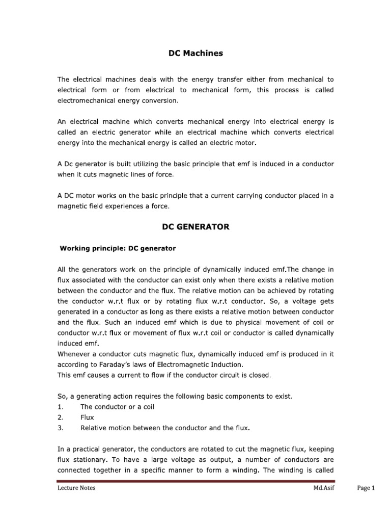DC Machines | PDF