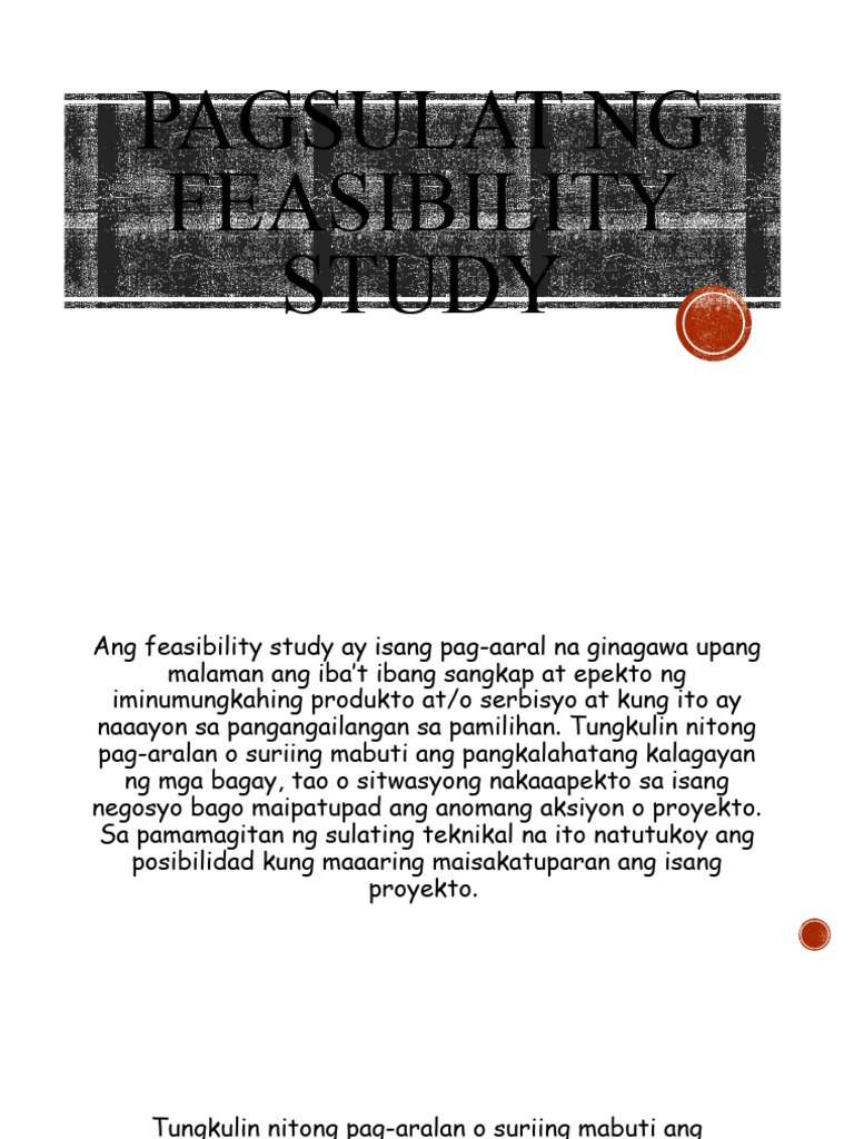 Pagsulat ng Feasibility study | PDF Pagsulat ng Feasibility study | PDF