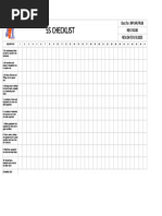 5S Checksheet | PDF