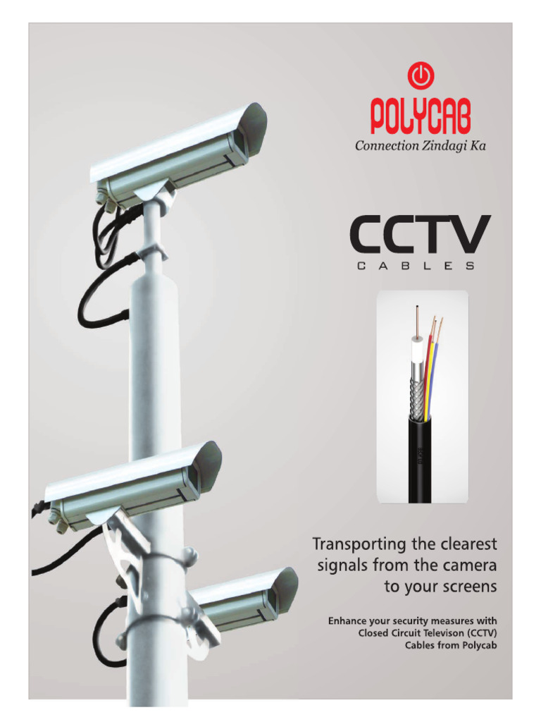 Polycab CCTV Leaflet | PDF