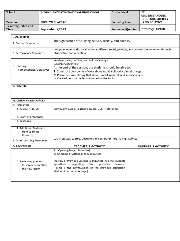 DLP 2 | Download Free PDF | Learning | Teachers