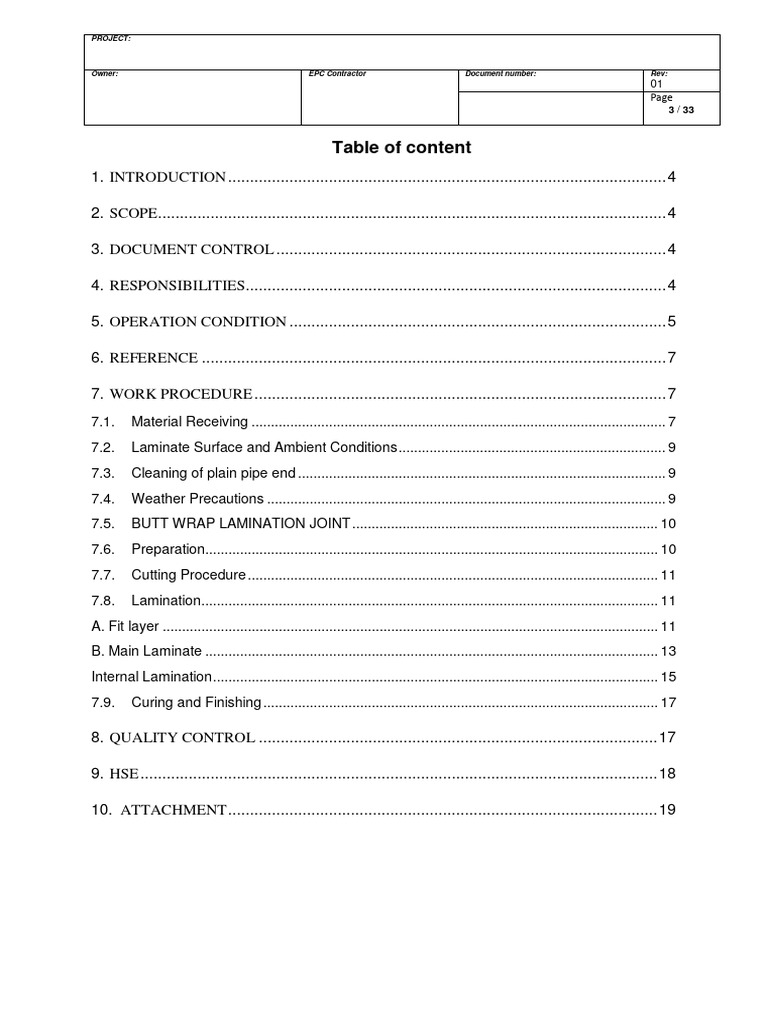 Method statement for lamination | PDF | Quality Assurance | Lamination