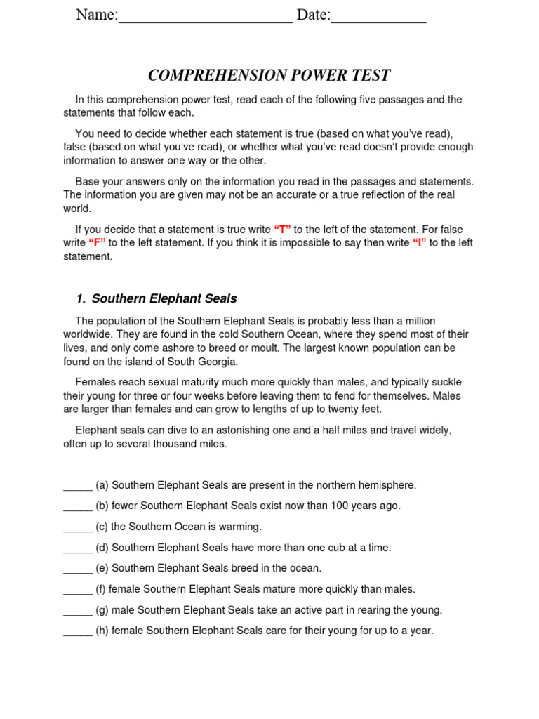 Reading Comprehension | PDF | Euro | Currency