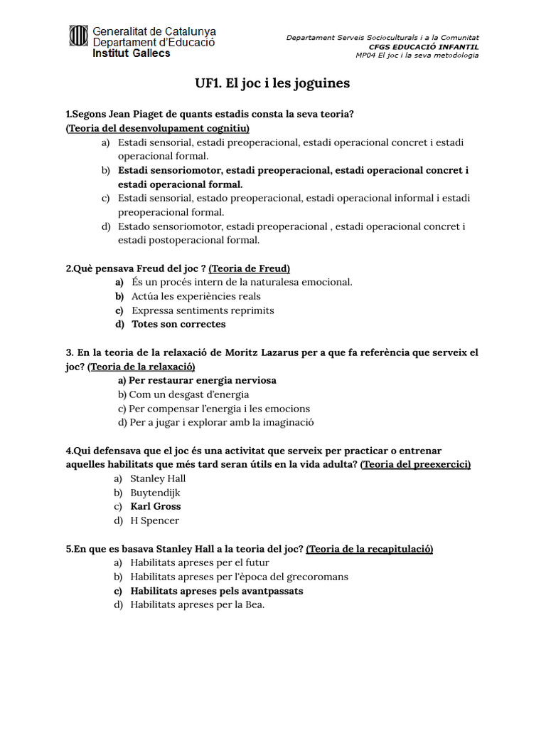 MP04.Els Autors. QUIZ | PDF