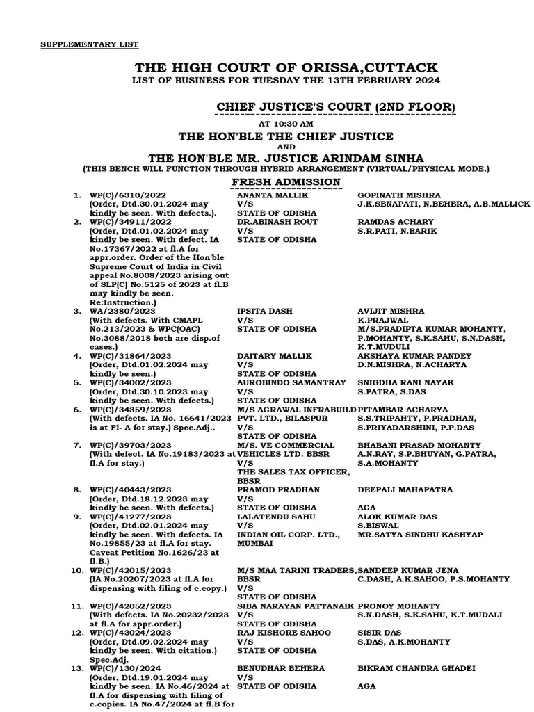 Case List HCC | PDF