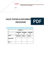 Guidelines For PSV Test Bench & PSV Testing | PDF | Valve | Personal ...