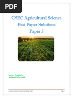 All Solutions - CSEC Integrated Science | PDF