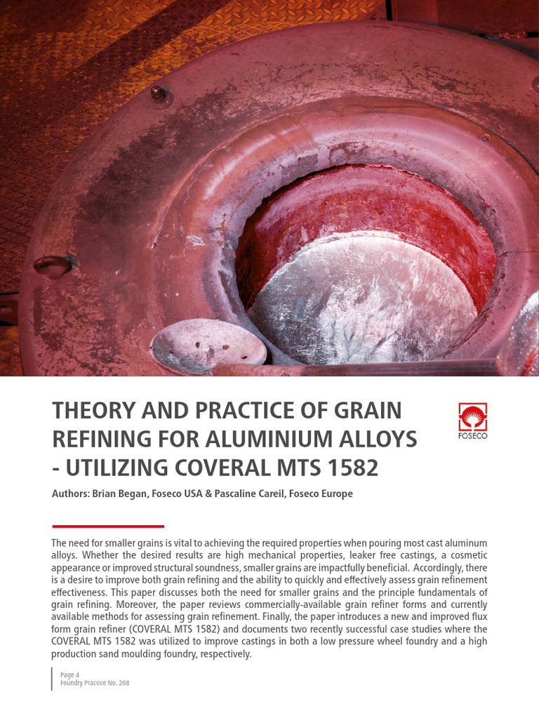 Theory and Practice of Grain Refining | PDF | Foundry | Nucleation