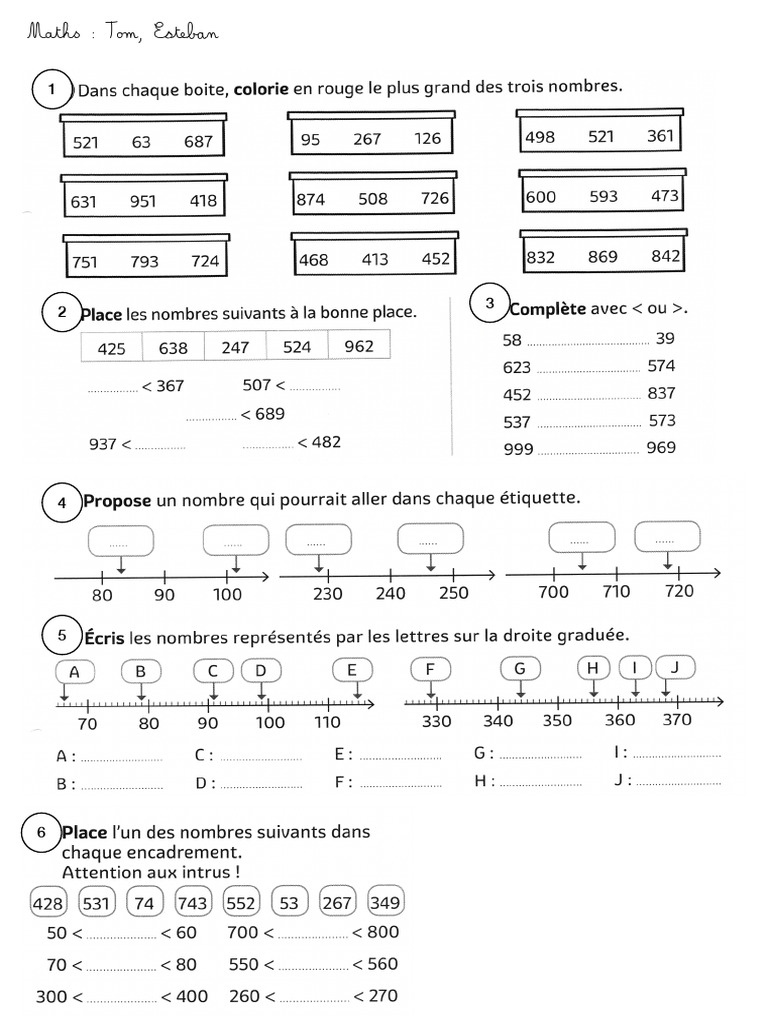 Exercices Maths | PDF