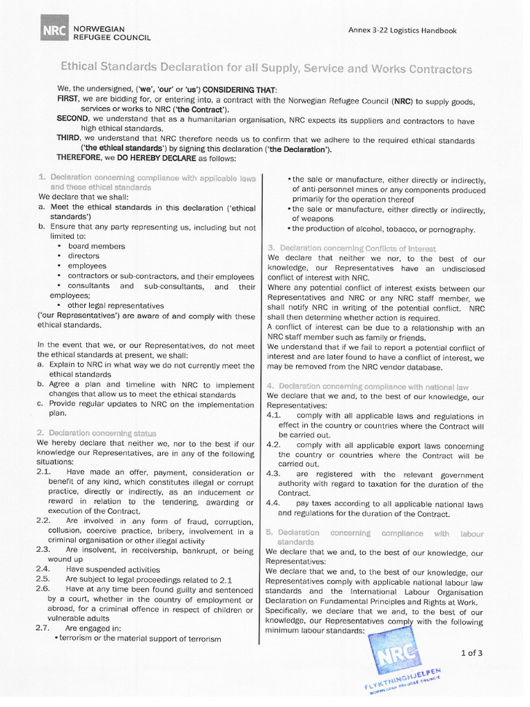 Ethical Standard | PDF