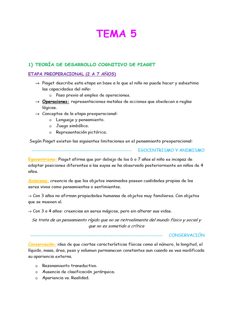 Tema 5 (1) | PDF | Las emociones | Pensamiento