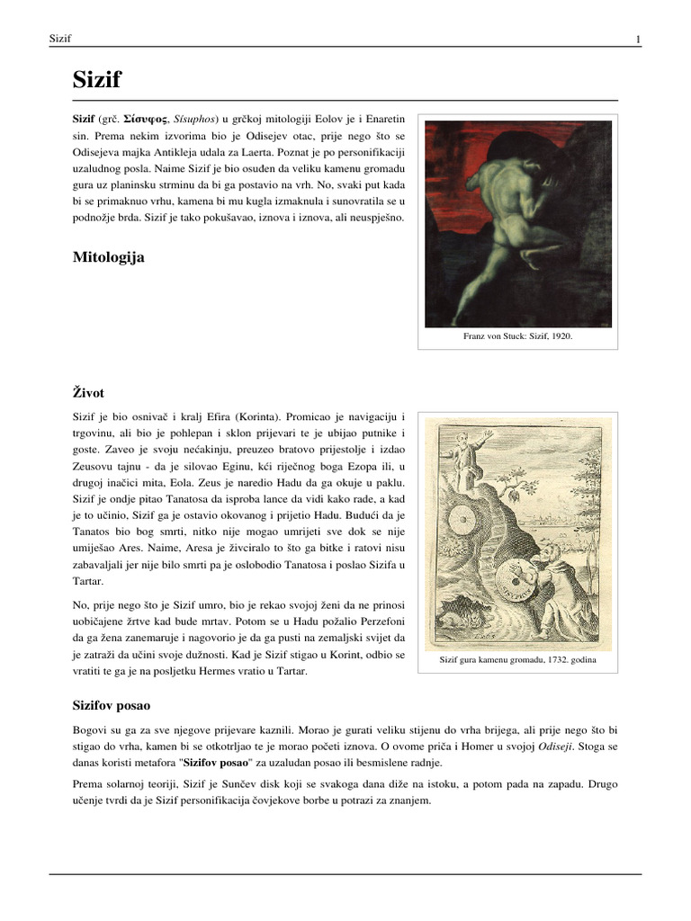 Sizif | PDF