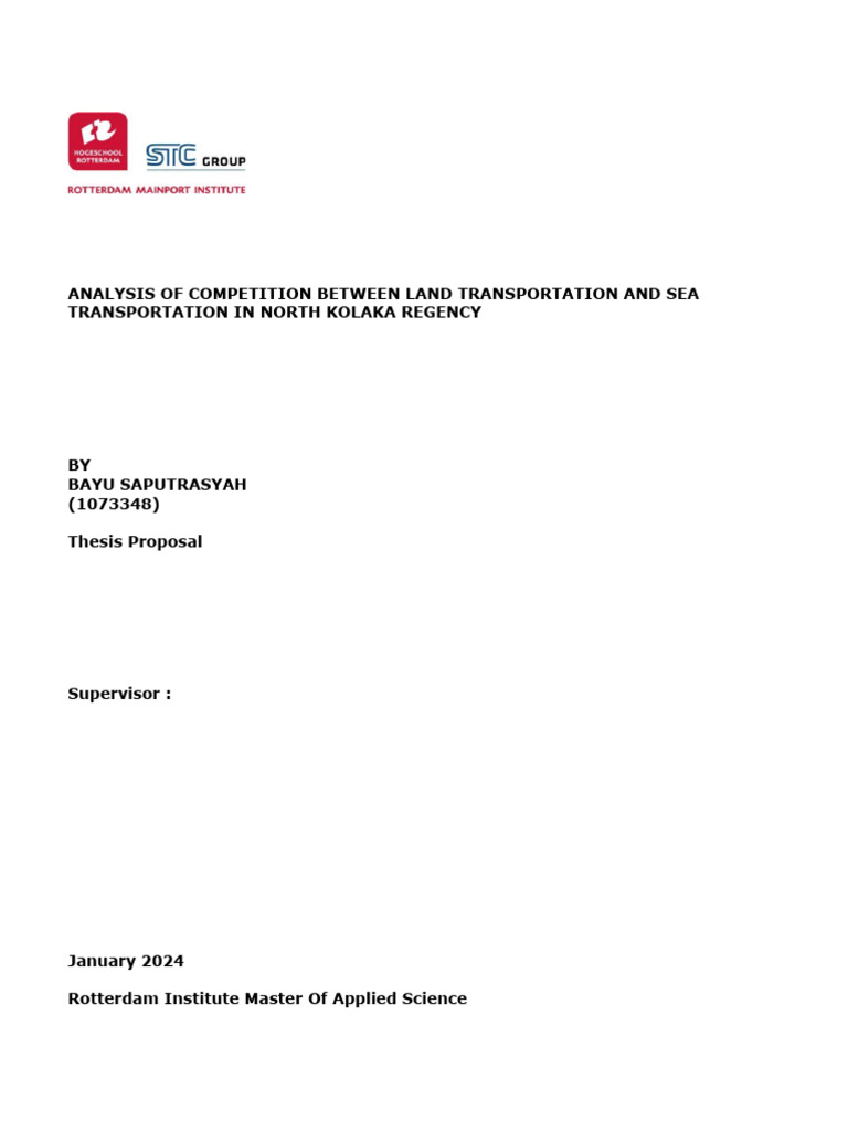 Proposal Thesis | PDF | Forecasting | Mathematical Optimization