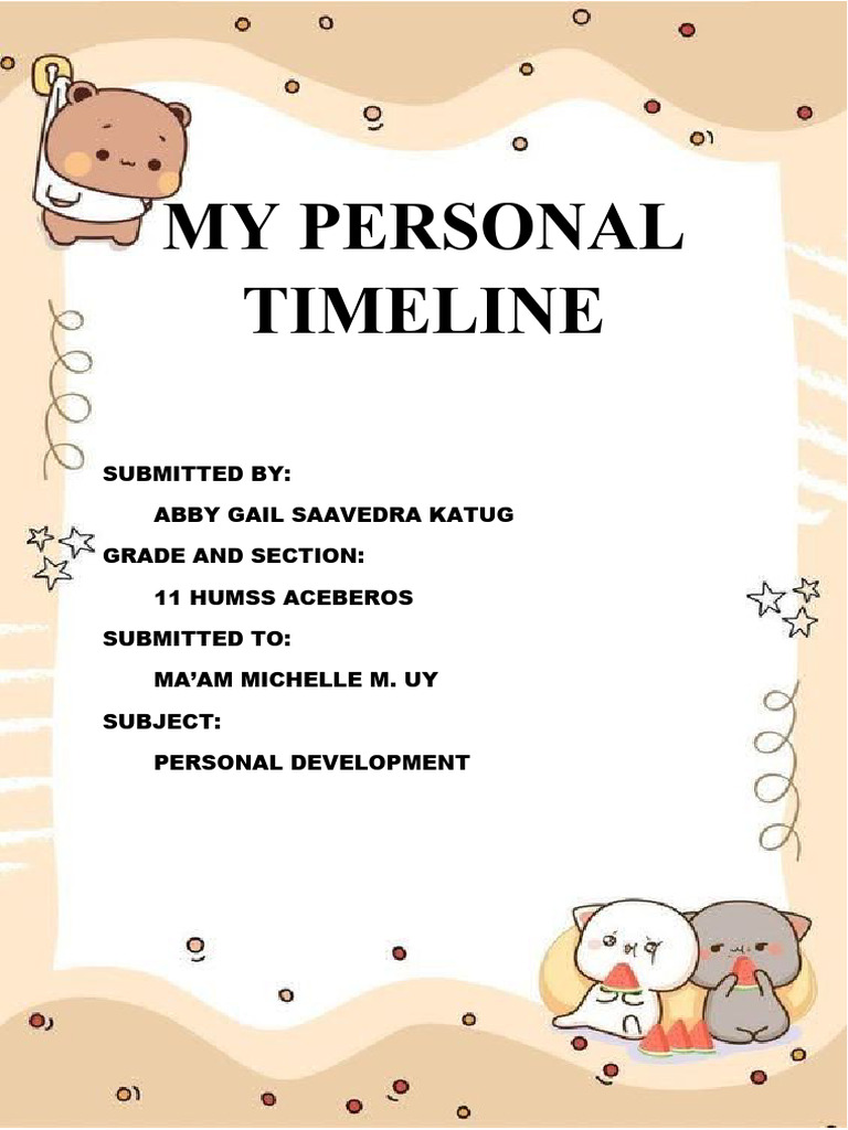 My Personal Timeline | PDF | Childhood | Human Life Stages