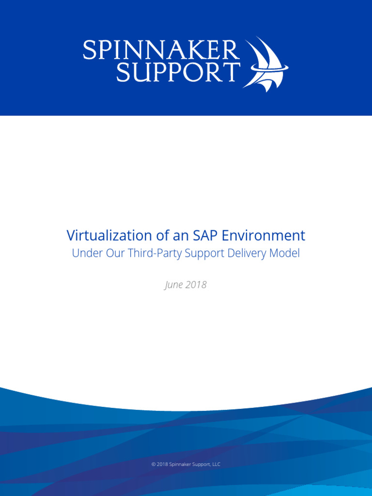 SAP Virtualization Technical White Paper - 2 | PDF