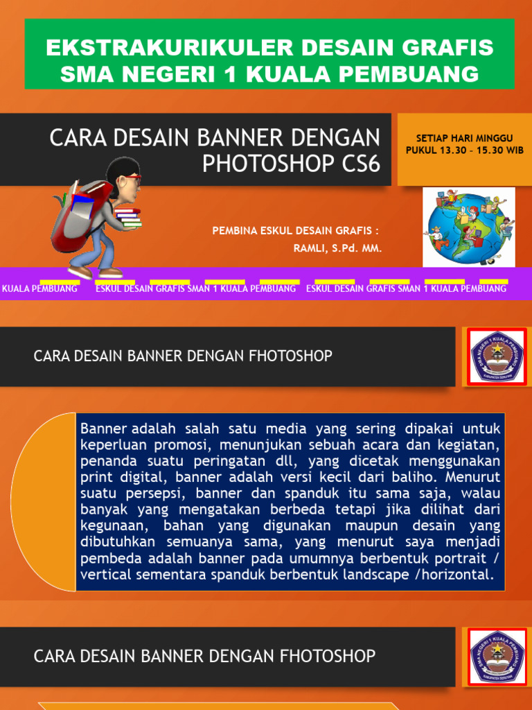 Desain Banner Photoshop CS6 | PDF | Seni