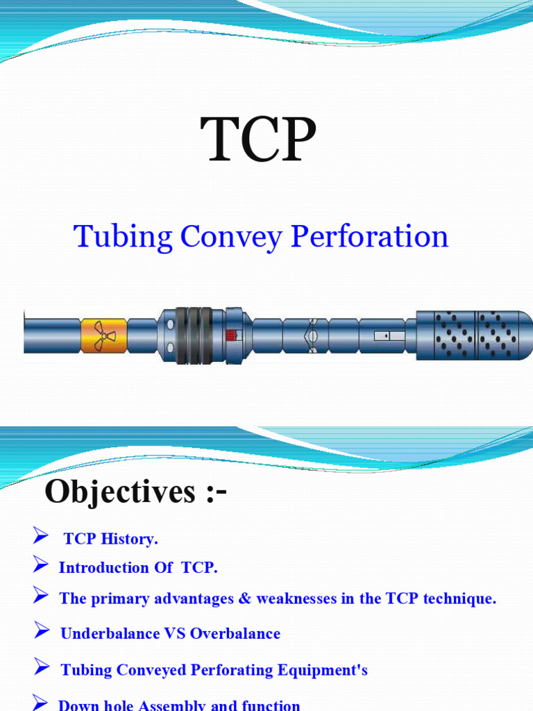 Tcp | PDF | Casing (Borehole) | Pressure