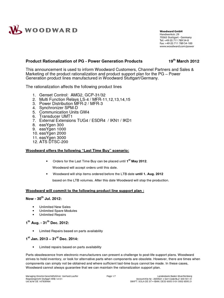 PG Power Generation Product Rationalization | PDF | Financial Services ...