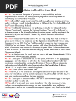 INDUCTION OF OFFICERS - SCRIPT (MC) | PDF