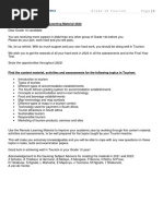 GR 11 Relab Tourism Learner Guide | PDF | Bus | Airport