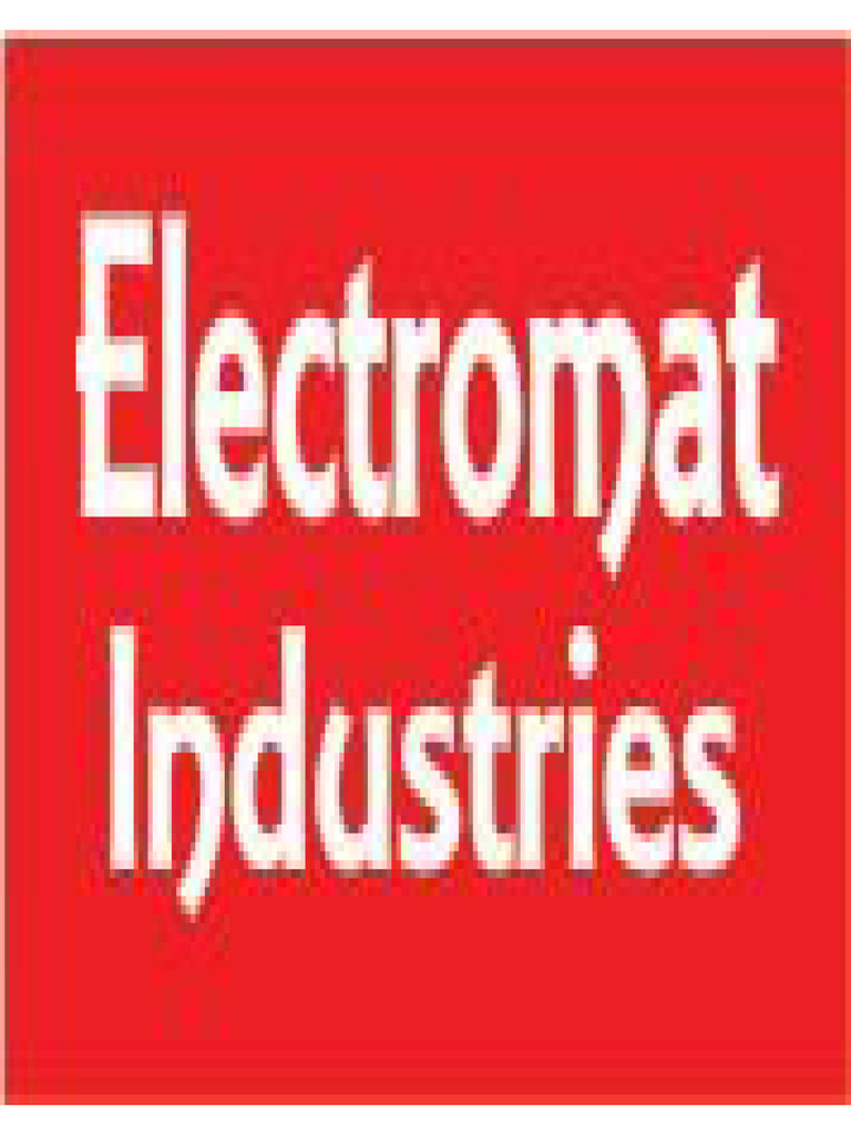 Electromat | PDF