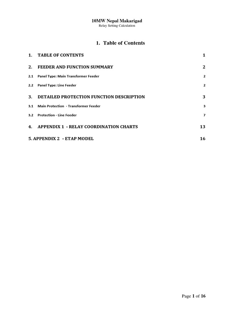 Relay Setting Calculation | PDF | Transformer | Electrical Impedance Relay Setting Calculation | PDF | Transformer | Electrical Impedance