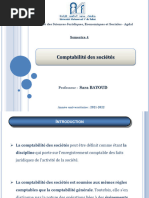Cours de Comptabilité Des Sociétés 2024 | PDF | Comptabilité analytique | Comptabilité financière