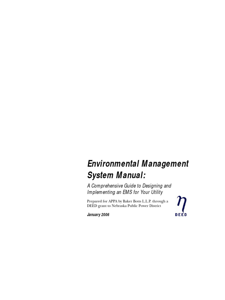 Environmental Management System Manual (PDFDrive) | Download Free PDF ...