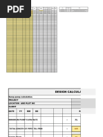 Drainage Invert Level Calculation (Download & Use) | PDF