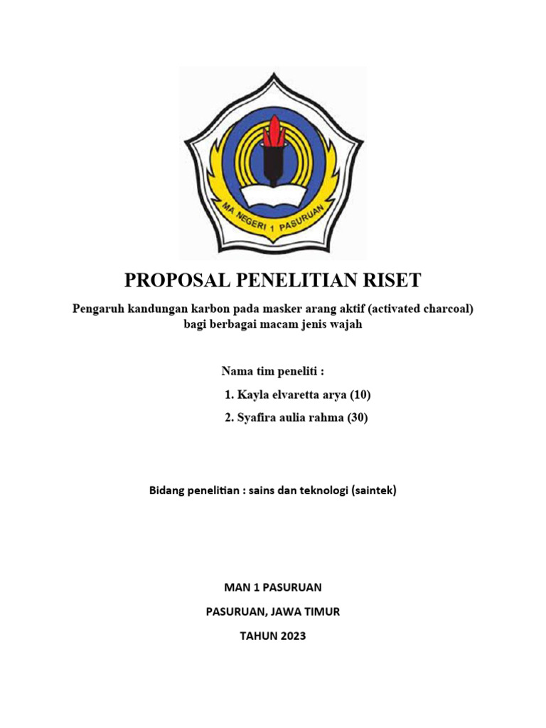 Proposal Penelitian Riset | PDF