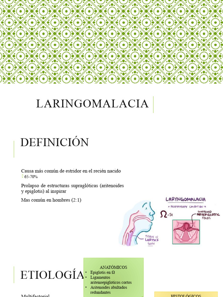 Laringomalacia | PDF | Medicina | Enfermedades y trastornos humanos