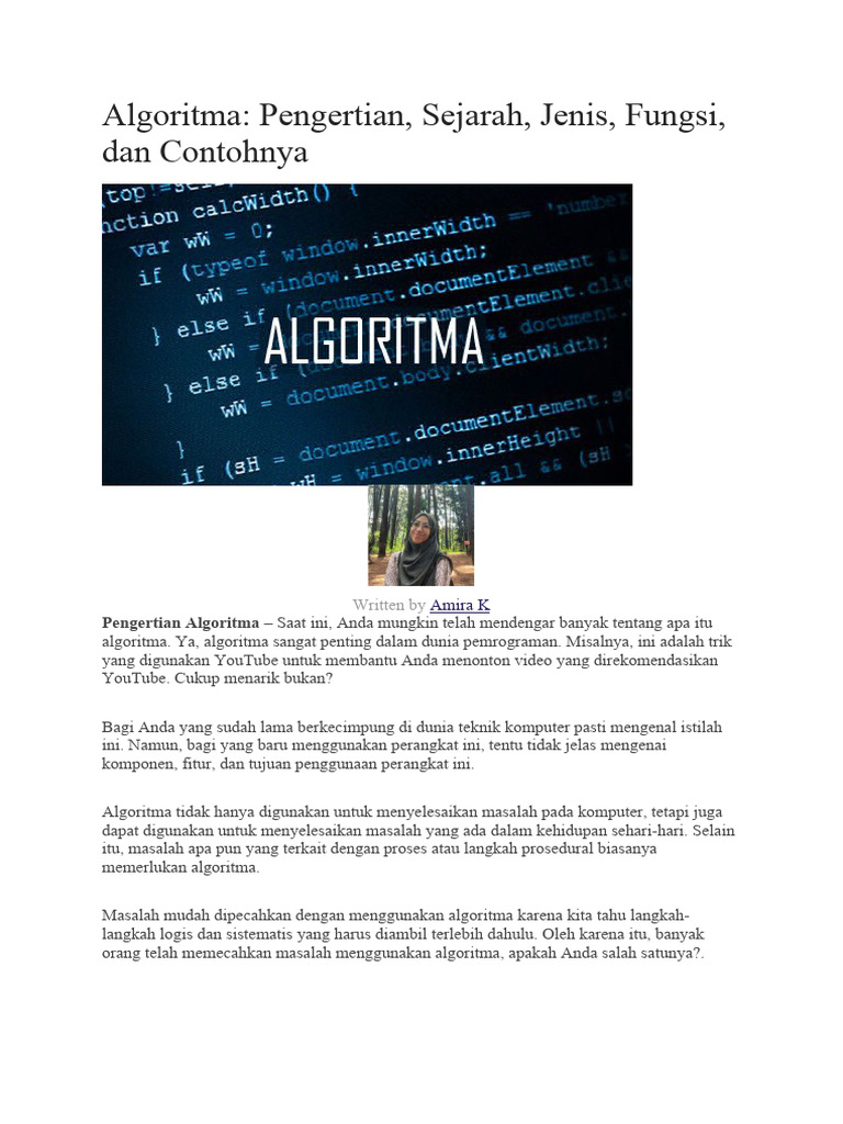 Algoritma | PDF | Komputer