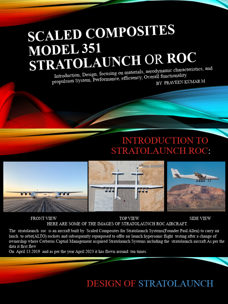 Scaled Composites Model 351 Stratolaunch | PDF | Aircraft | Composite ...