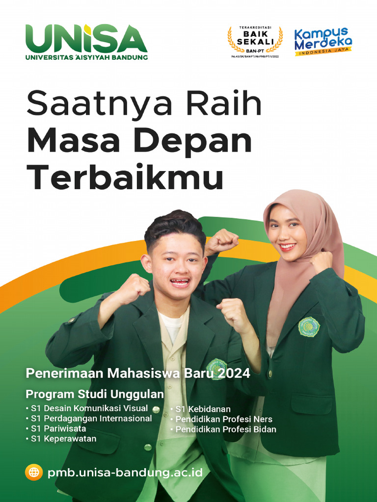 Brosur PMB UNISA 2024 | PDF