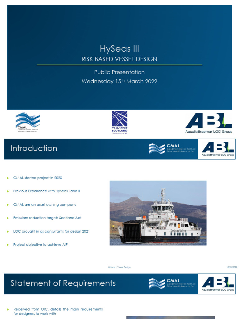 08 Hyseas III Risk Based Design June Public Presentation 150622 | PDF ...