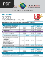 MMU UG Fee Structure International | PDF | Multimedia | Computing