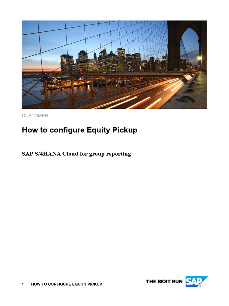 How To Configure Equity Pickup - V1 | PDF | Income | Equity (Finance)