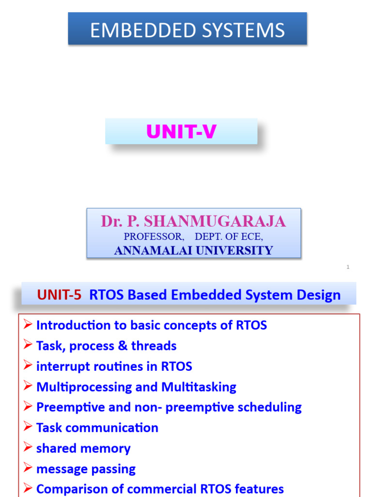 503-Interrupt Routines in RTOS | PDF