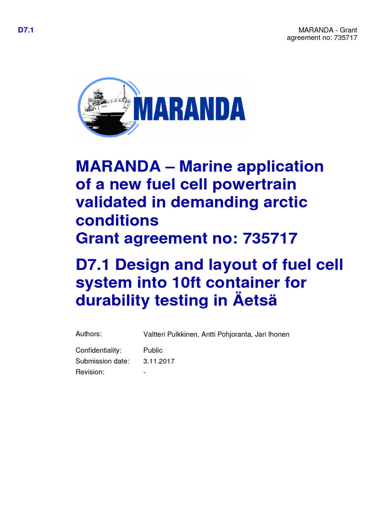 Fuel Cell System Design for Durability Testing | PDF | Programmable ...