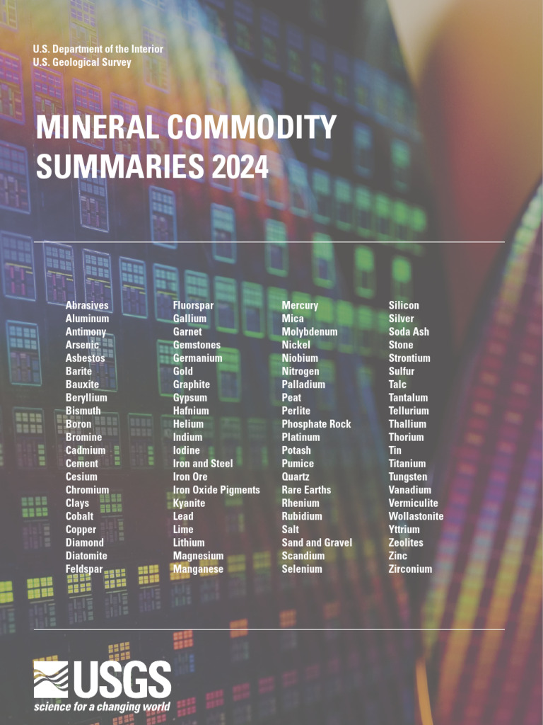 Mineral Comodity Summary - 2024 | PDF | Scrap | Ore