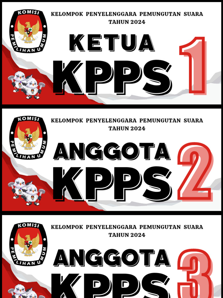 Name Tag Meja TPS | PDF | Olahraga & Rekreasi